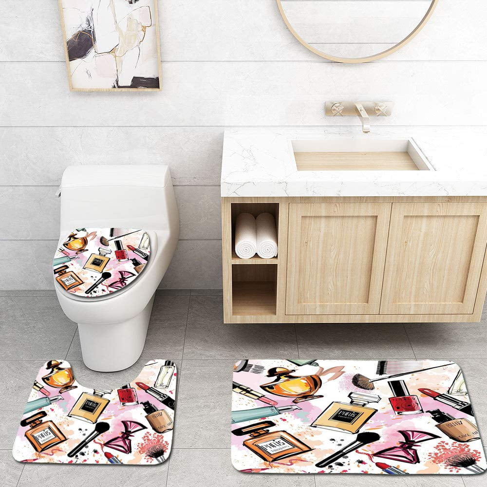 CHAPLLE Girls Cosmetic and Makeup Theme Perfume Lipstick Nail Polish ...