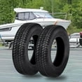 2-Pk Trailer Tires, 2-Pack Trailer Tire, Load Range D, 6 Ply, 5 Lug ...