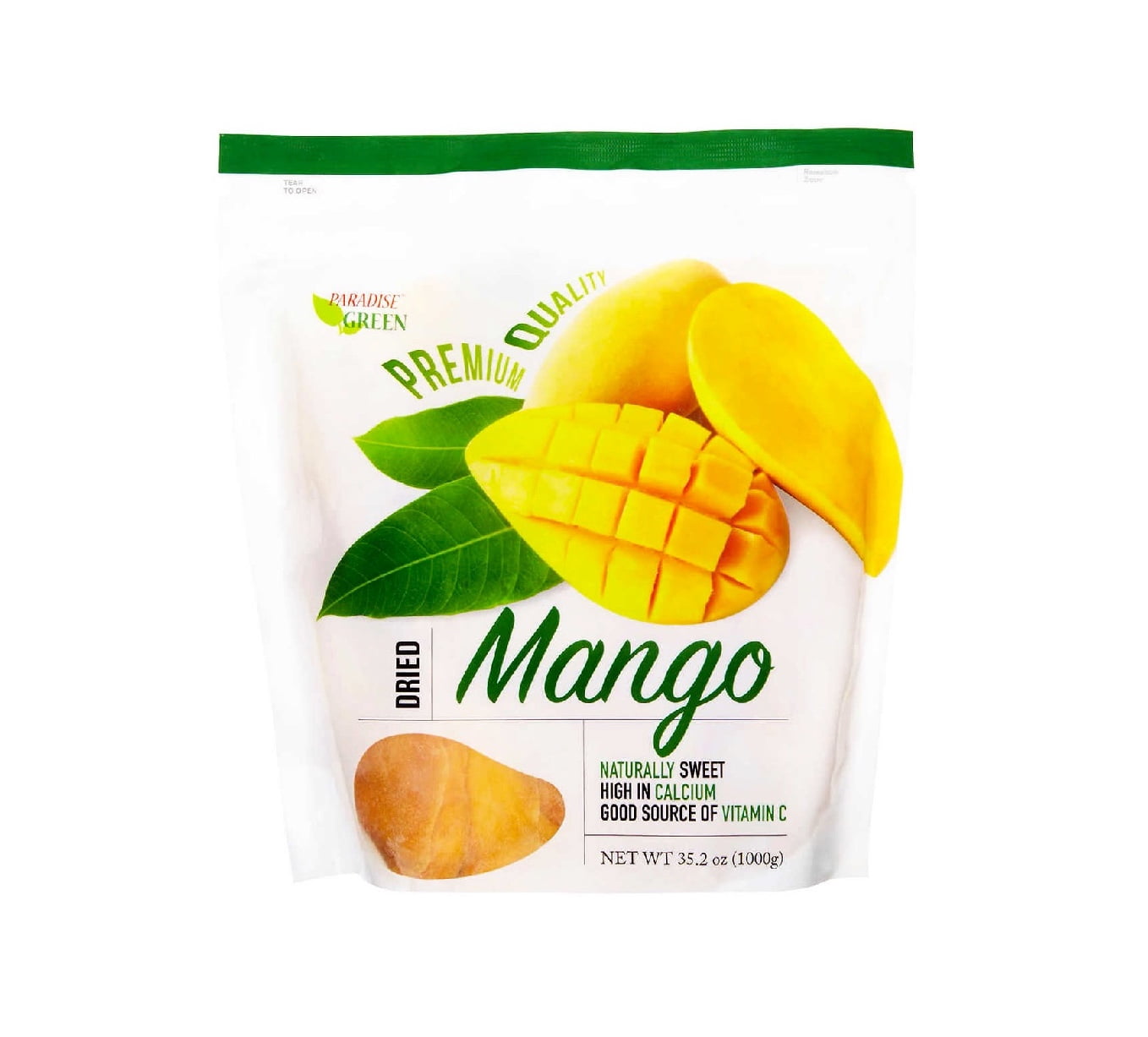 Paradise Green Premium Dried Mango, 35.2 oz - Walmart.com