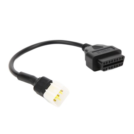 ANGGREK 6 Pin Diagnostics Cable,6 Pin OBD2 Diagnostic Adapter Plastic ...