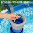 Above Ground Pool Skimmer with 4 Skimmer Socks, Floating Surface ...