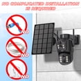 8MP Dual Lens PTZ Solar Camera imou Dual Screens PIR Human Detect ...