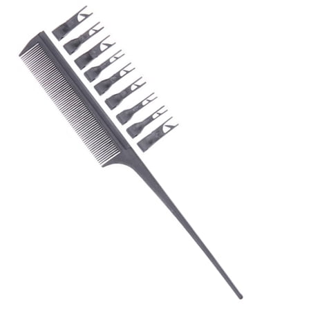 Unatoiry Adjustable Sectioning Highlight Comb Professional Weaving ...