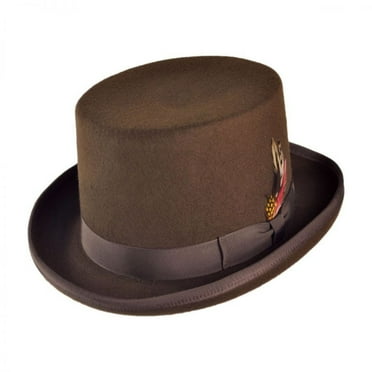 Deadman Wool Felt Top Hat - L - Black - Walmart.com