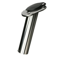 Perko 1205DP0CHR Angled Flush Mount 8" L x 1-5/8" ID x 2" OD Rod Holder ...