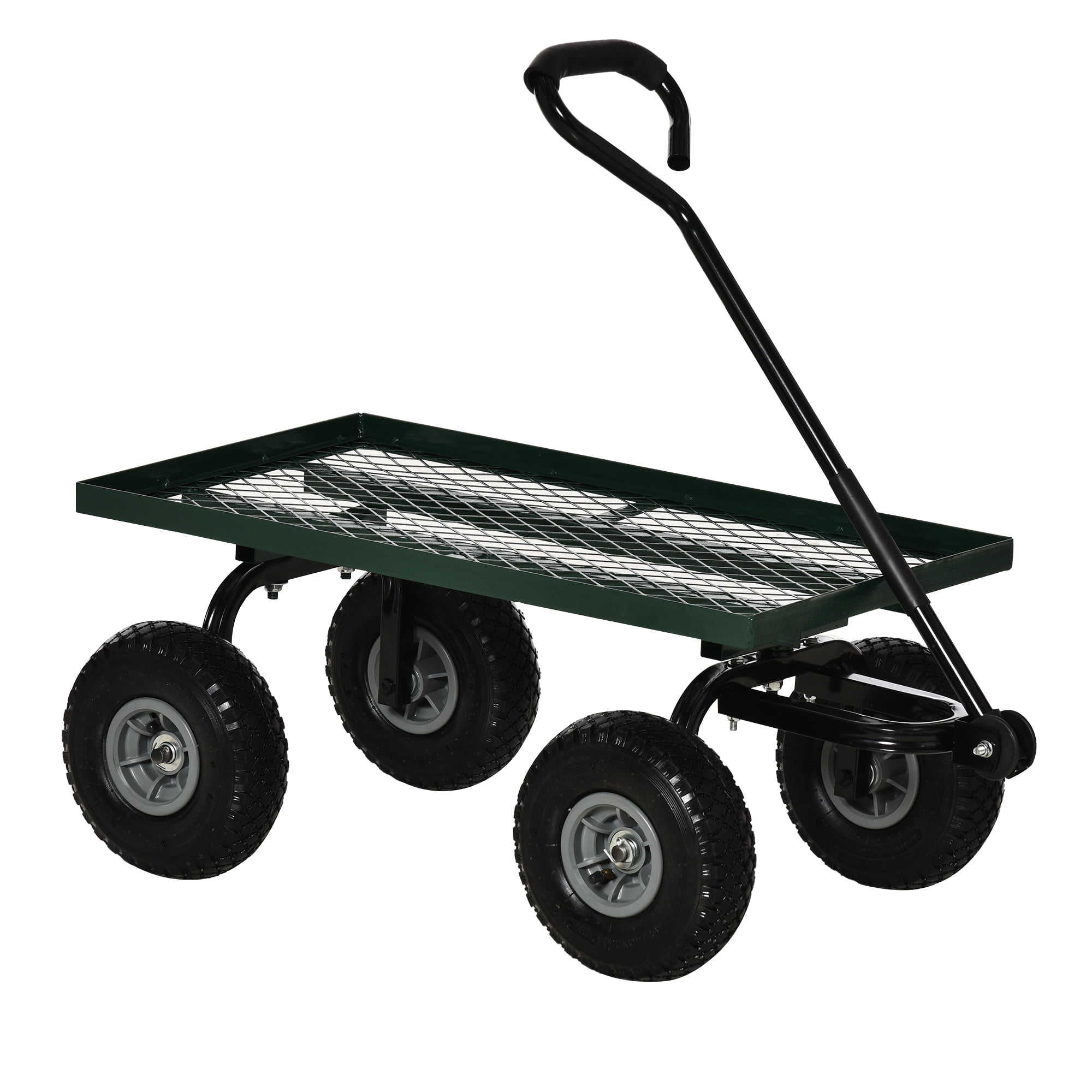 Click here for Outsunny Heavy Duty Garden Wagon Cart  330 Lbs Cap... prices