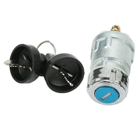 Ignition Key Switch, 12V 3 Terminals Heavy Duty Ignition Lock Cylinder ...