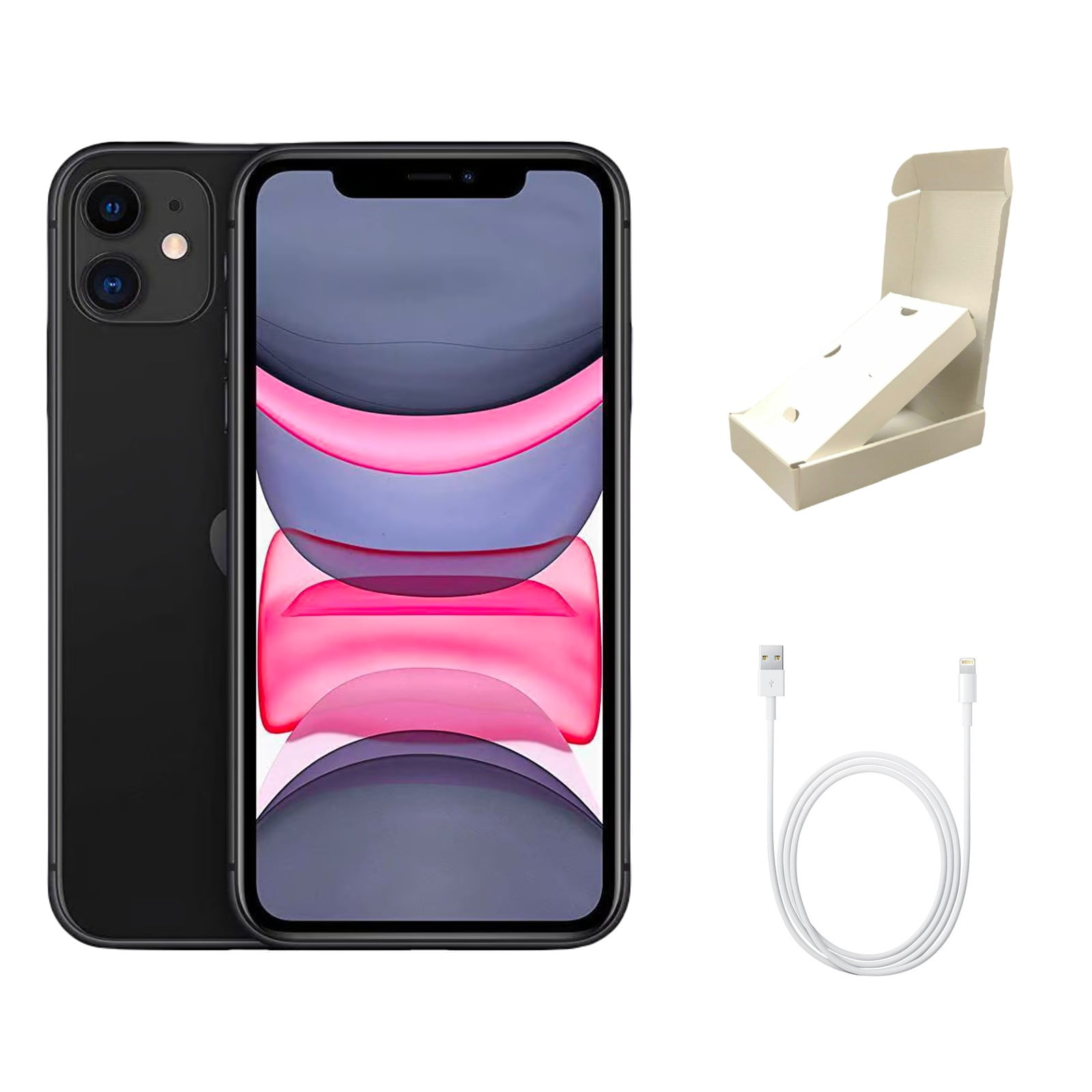 Refurbished Apple iPhone 11 A2111 (Fully Unlocked) 64GB Black (Grade B ...