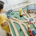 Melissa & Doug Deluxe Wooden Railway Set, 132 Pieces - Walmart.com
