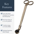Candle Wick Trimmer, 7 Inch Stainless Steel Wick Cutter for Candles ...