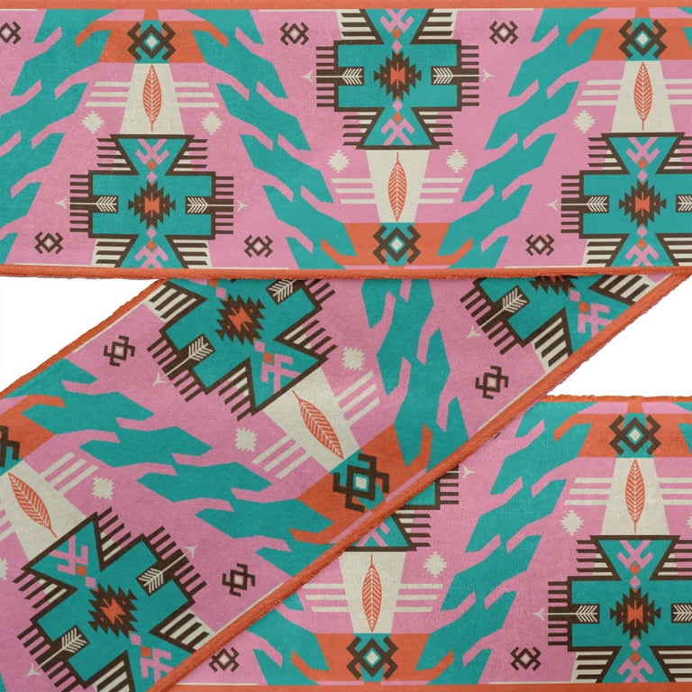 Pink Aztec Border