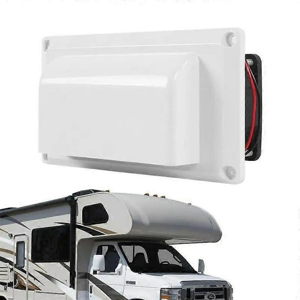 RV Caravan Exhaust Fan Side Vent Ventilation Range Hood Vent 12V 25W ...