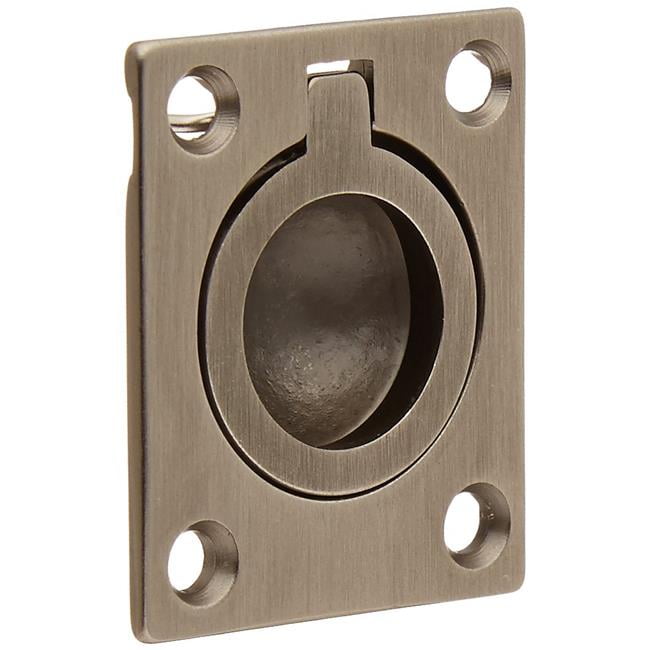 Baldwin 00392151 Flush Ring Door Pull, Antique Nickel - Walmart.com