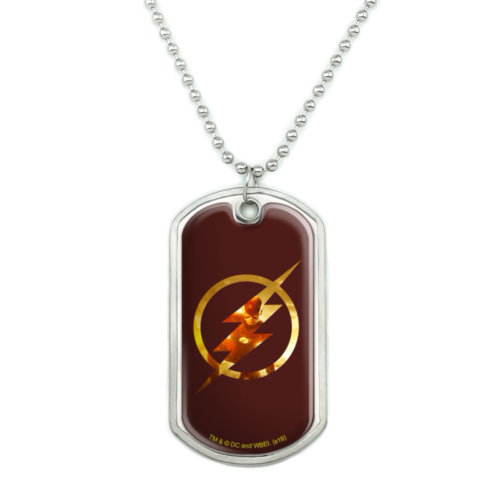 Graphics and More - The Flash TV Series Flash in Logo Military Dog Tag ...