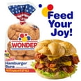 Wonder Jumbo Seeded Hamburger Buns, 4 Count, Shelf-Stable - Walmart.com