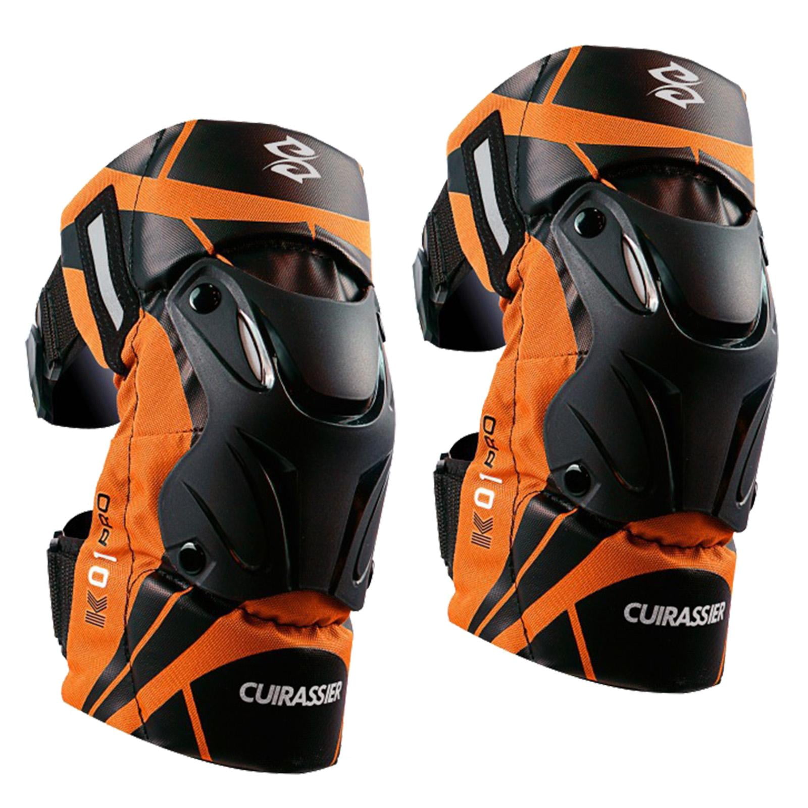2 rodilleras para motocicleta K01-3, protección ajustable de espuma EVA ...