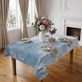 Abstract Water Ripple Table Cloth 52x70in, Waterproof Rectangle ...