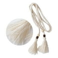 Bohemian Styles Waist Rope for Women Cotton Rope Belt with Wooden Bead ...