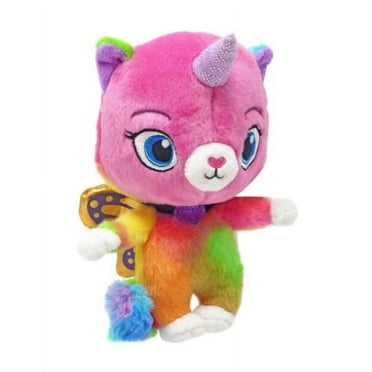 Rainbow Butterfly Unicorn Kitty - 14" DJ Felicity Plush Stuffed Animal ...