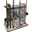Rush Creek Creations Fishing Rod Tackle Cart with 12 Rod Holders, Pole ...