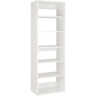 Mainstays Wide Flex Closet Shelf Storage Bin, Arctic White - Walmart.com