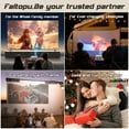 Faltopu Mini Projector with Wifi and Bluetooth, 9500LM Portable Home Theater Projector with ...