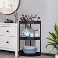 Konghyp Household Toilet Corner Storage Rack, Bathroom Shelves, Floor ...