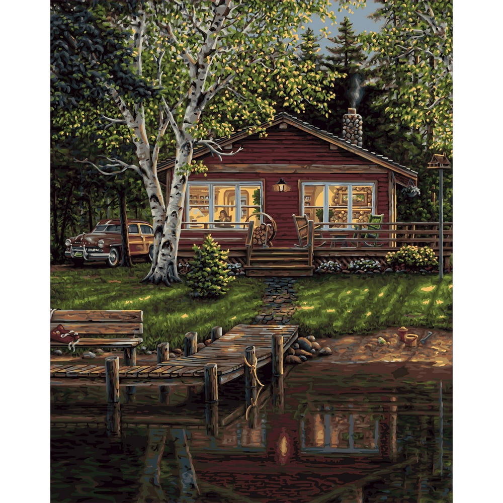 Paint By Number Kit 16 X20 Simpler Times Walmart Walmart paint-by-number-kit-16-x20-simpler-times-walmart-walmart