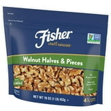 Fisher Walnut Halves and Pieces, 16 oz Bag, Rich in Omega-3 - Walmart.com