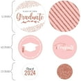 Big Dot of Happiness Rose Gold Grad - 2024 Graduation Party Giant ...
