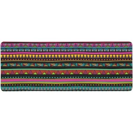 POGLIP Tribal Aztec Geometrica Triangle Pattern Extra Extended Large ...