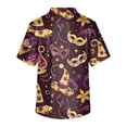Iaqnaocc Mardi Gras Scrubs for Men Plus Size Carnival Prints Moisture ...