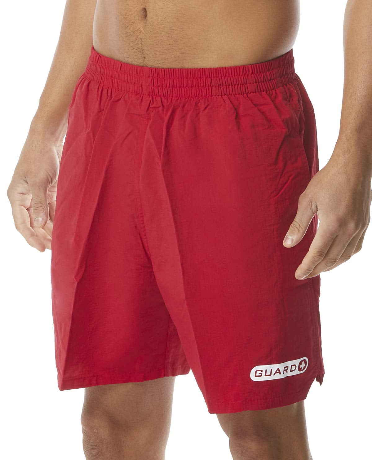 Tyr Men's Guard Deck Swim Shorts Red Size X-Large - Walmart.com