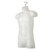 SSWBasics-Hanging Mannequin -Male Mannequin Torso - Shiny White Plastic ...