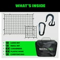 Rhino USA Bungee Cargo Net Set with Carry Case, Carabiners, 4' x 6’ Net ...