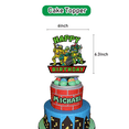 Ninja Turtles Themed Birthday Party Decor Set: Banners, Cake Toppers ...
