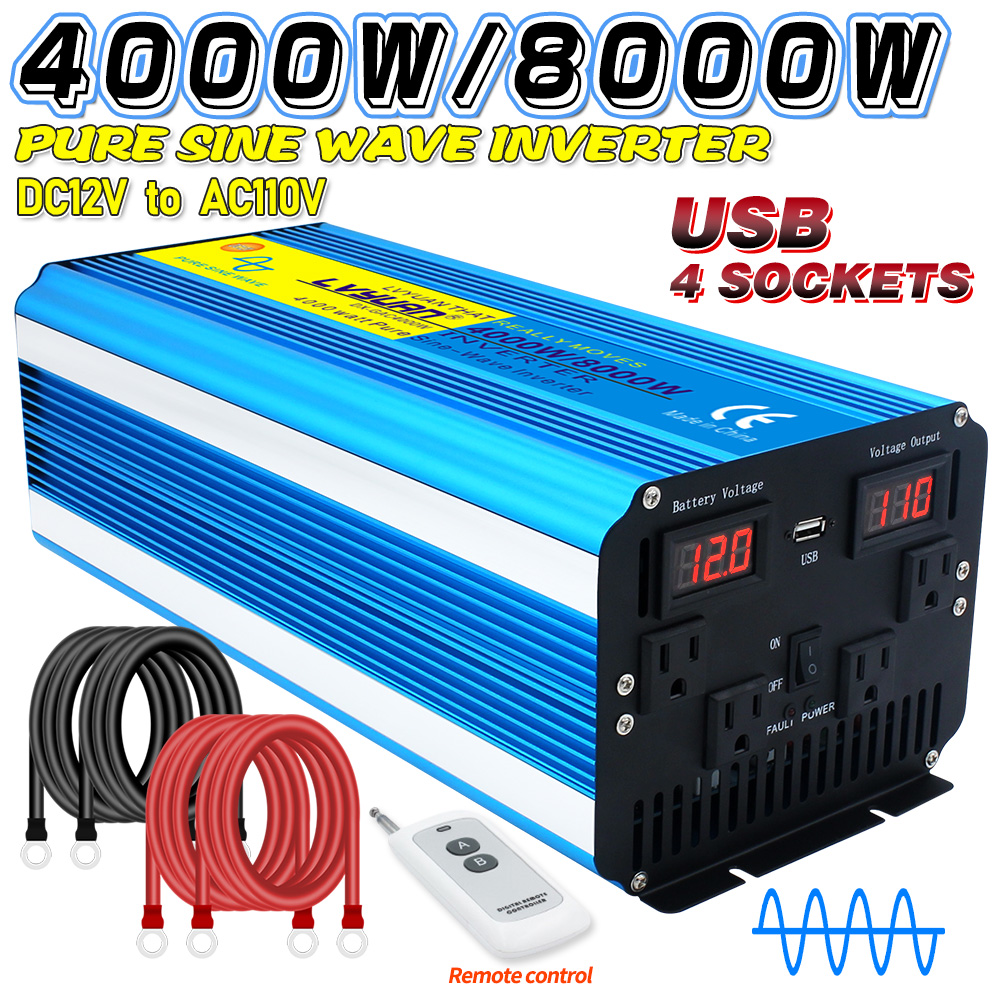 LVYUAN 1000W 2000W Peak Power Inverter DC 12V To 230V 240V AC Car LVYUAN 1000W 2000W Peak Power Inverter DC 12V To 230V 240V AC Car