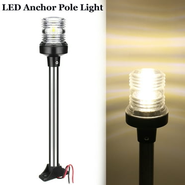 Boat Marine LED Telescoping All Around 360 Stern Light with Base 24"-48 ...