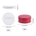 1set DIY Cosmetics Storage Box Kits with Empty Tinplate Box and Cotton ...