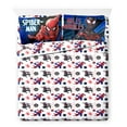 Marvel Spiderman Blue 7 Piece Full Bed Set w/ Sham, 100% Microfiber ...