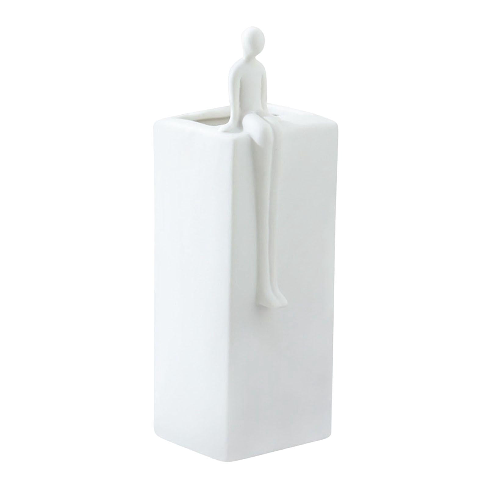 Ceramic Flower Vase Flower Pot Modern Flower Arrangement Human ...