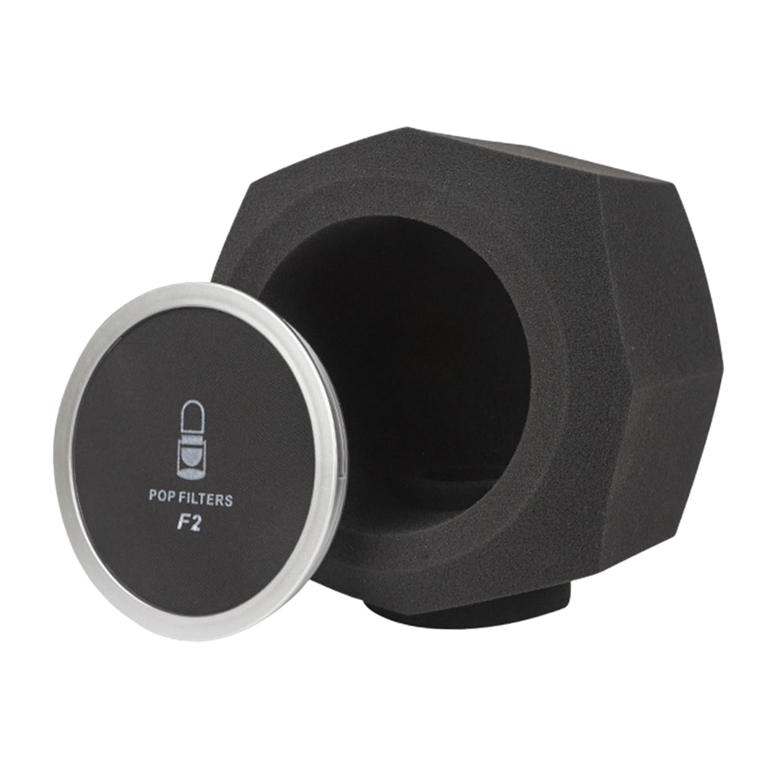 F2 Microphone Screen Acoustic Filter Windscreen Portable for Recording ...