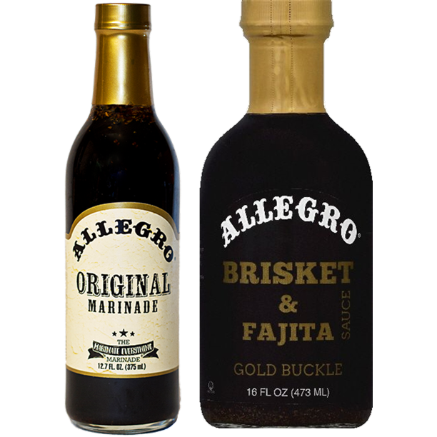Allegro Original Marinade and Brisket/Fajita Sauce, Variety 2-Pack ...