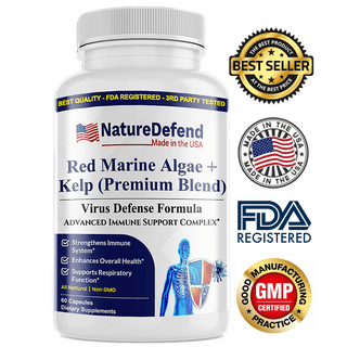 Red Marine Algae 1600mg | 200 Capsules | Vegetarian Formula | by ...