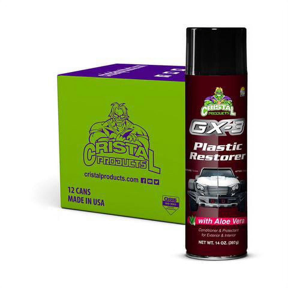 Cristal Products GX-3 Plastic Restorer (Pack of 12) - Walmart.com