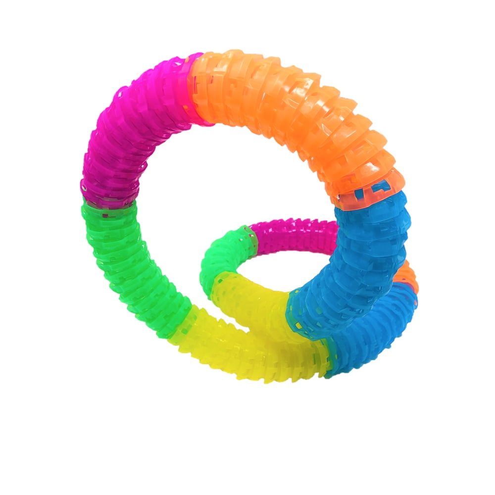 Mindscope Neon Glow in The Dark Twister Tubes Bendable Flexible Tube ...