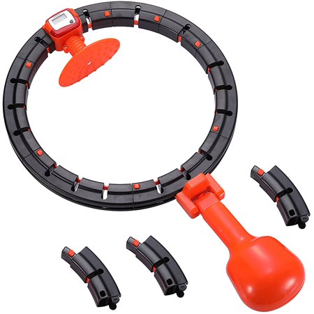 A Hula Fitness Hoop, Adjustable Detachable Weighted Hula Ring with ...