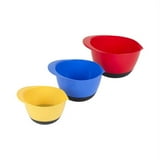 GoodCook Touch Non-Slip Multicolor Mixing Bowl Set, 3 Piece - Walmart.com