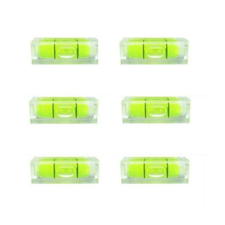 6PCS Small Bubble Level Frame Mural Hanging 10x10x29mm Mini Square ...