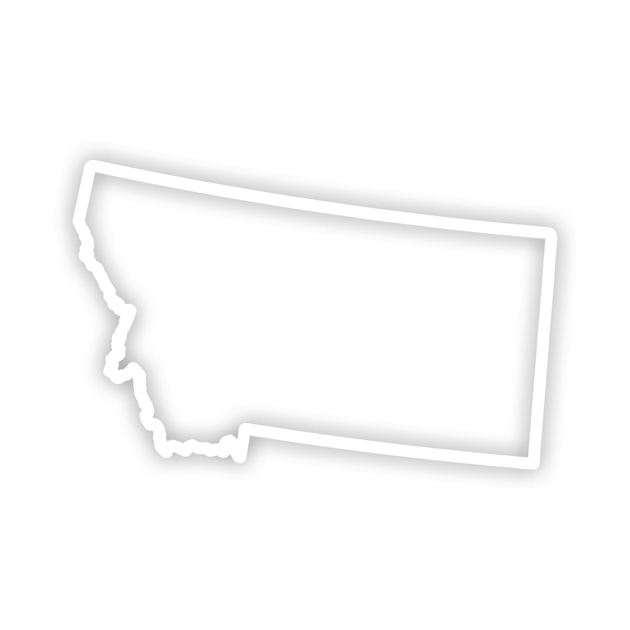 Montana Outline Sticker Decal Die Cut - Self Adhesive Vinyl ...